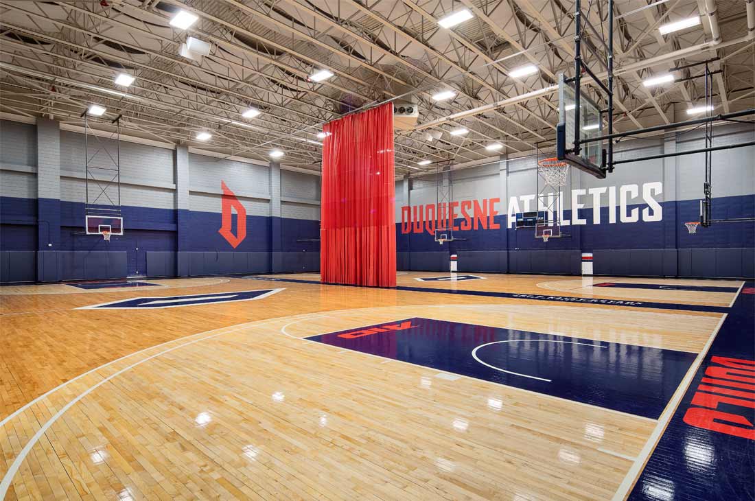 Go Inside Duquesne’s Newly Renovated UPMC Cooper Fieldhouse | Built